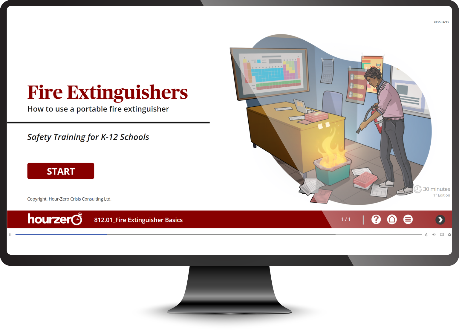 HZ OHS eLearning - Hour-Zero School Emergency and Safety Programs